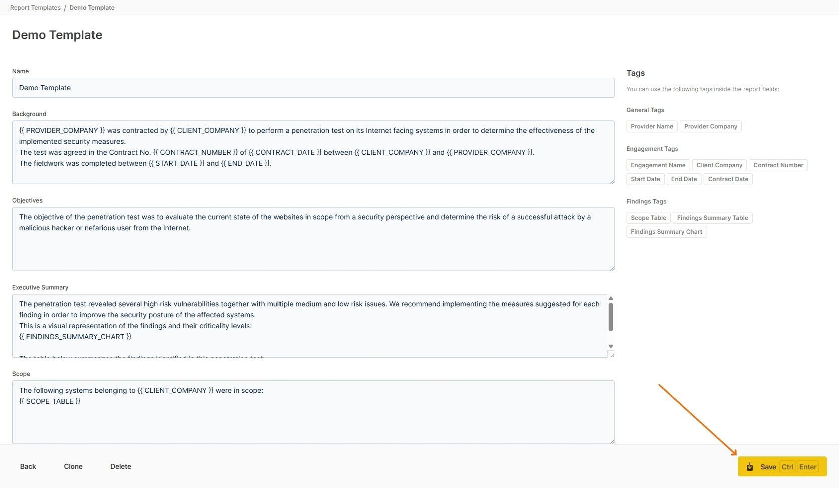 Creating Report Templates
