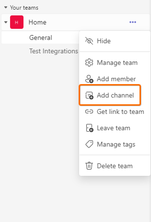 Microsoft Teams integration
