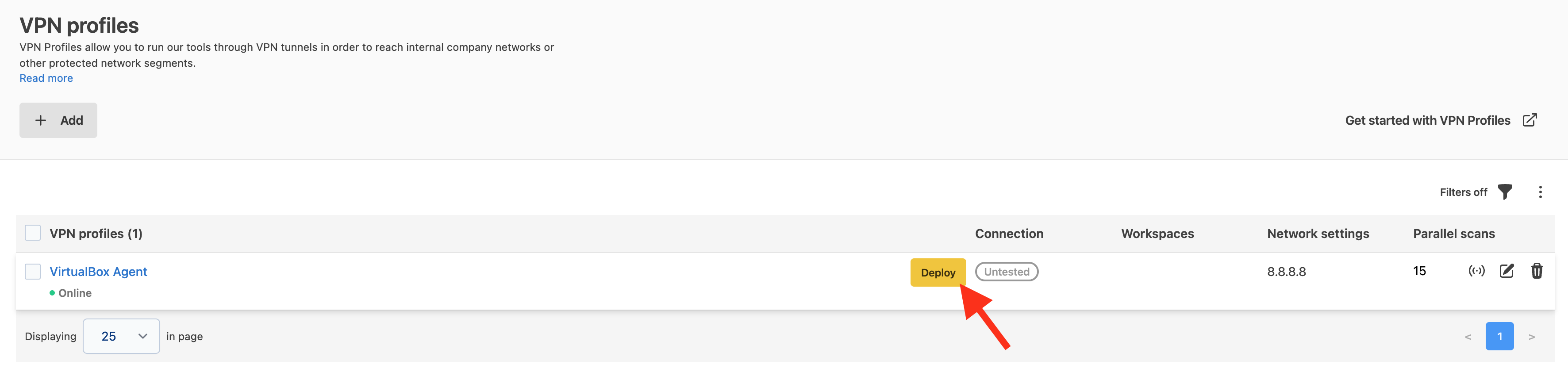 How to deploy a VirtualBox VPN agent