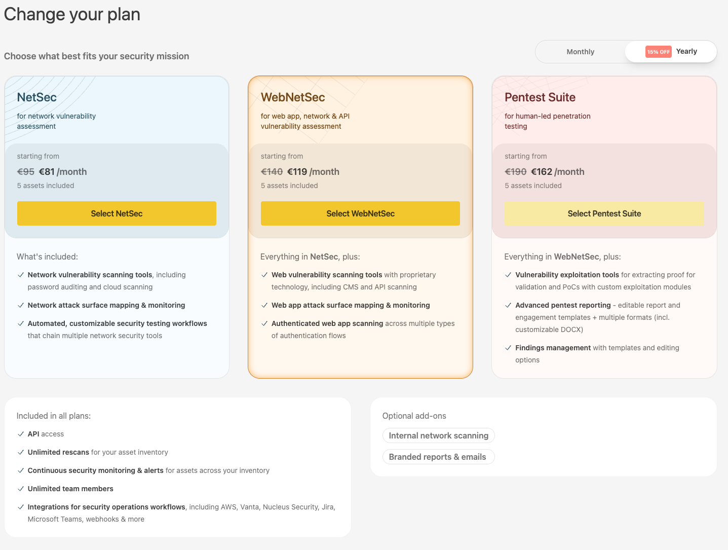 How to upgrade or downgrade your plan