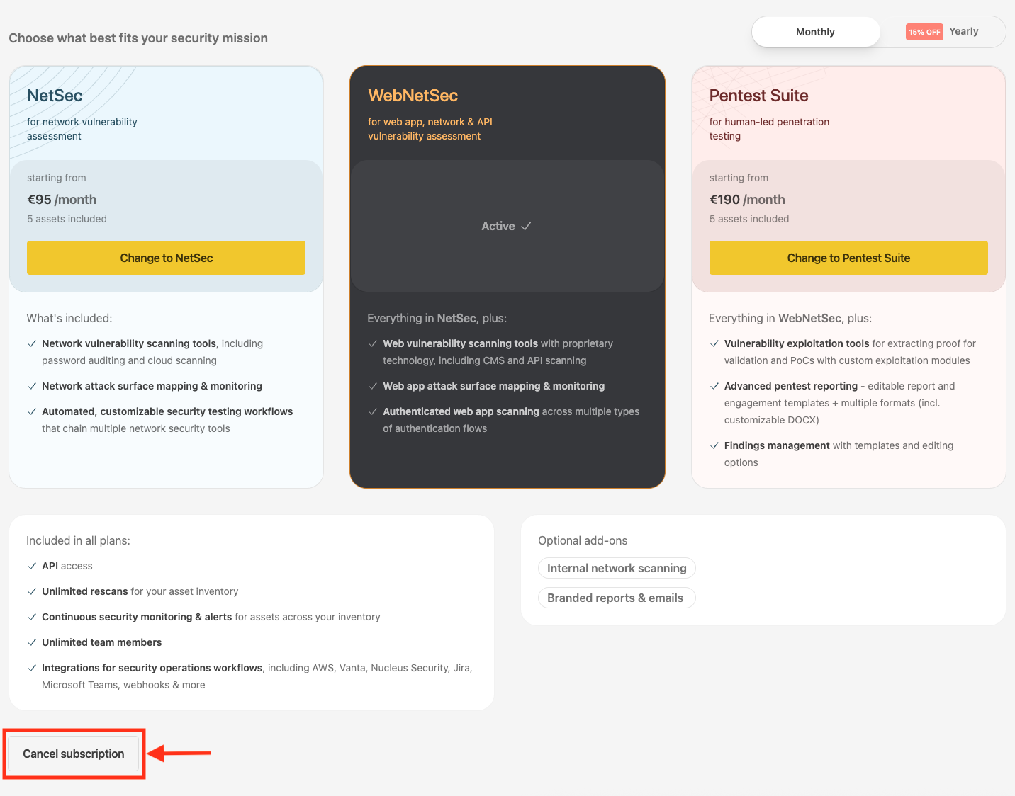 Account Management (My Account page)
